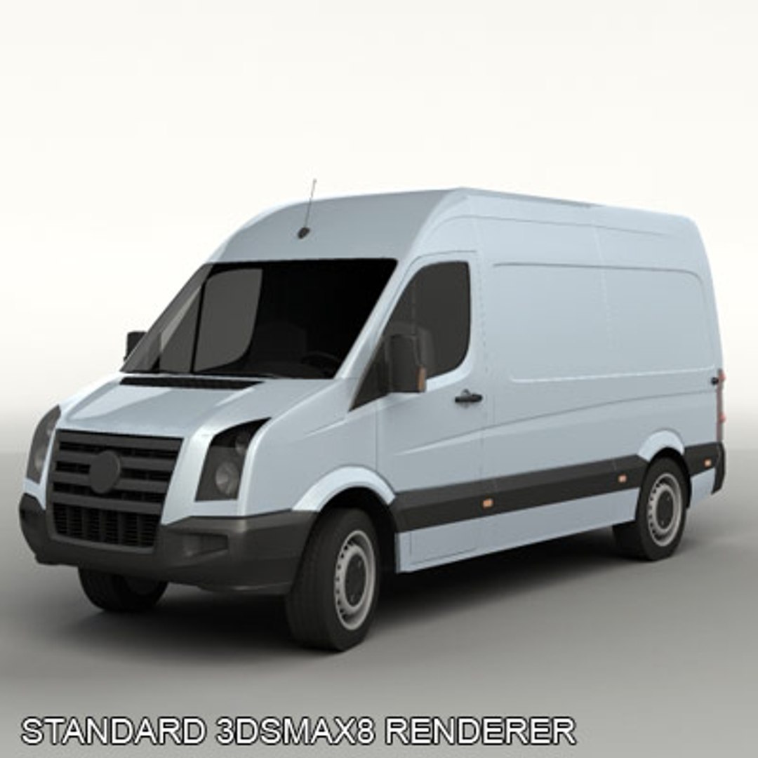 Generic European Van 3d Model