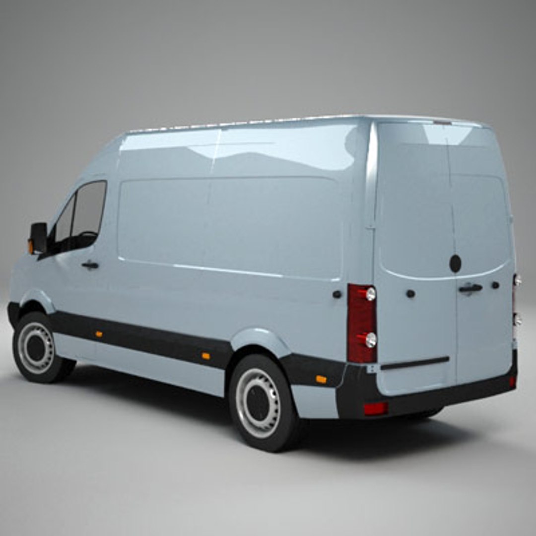 Generic European Van 3d Model