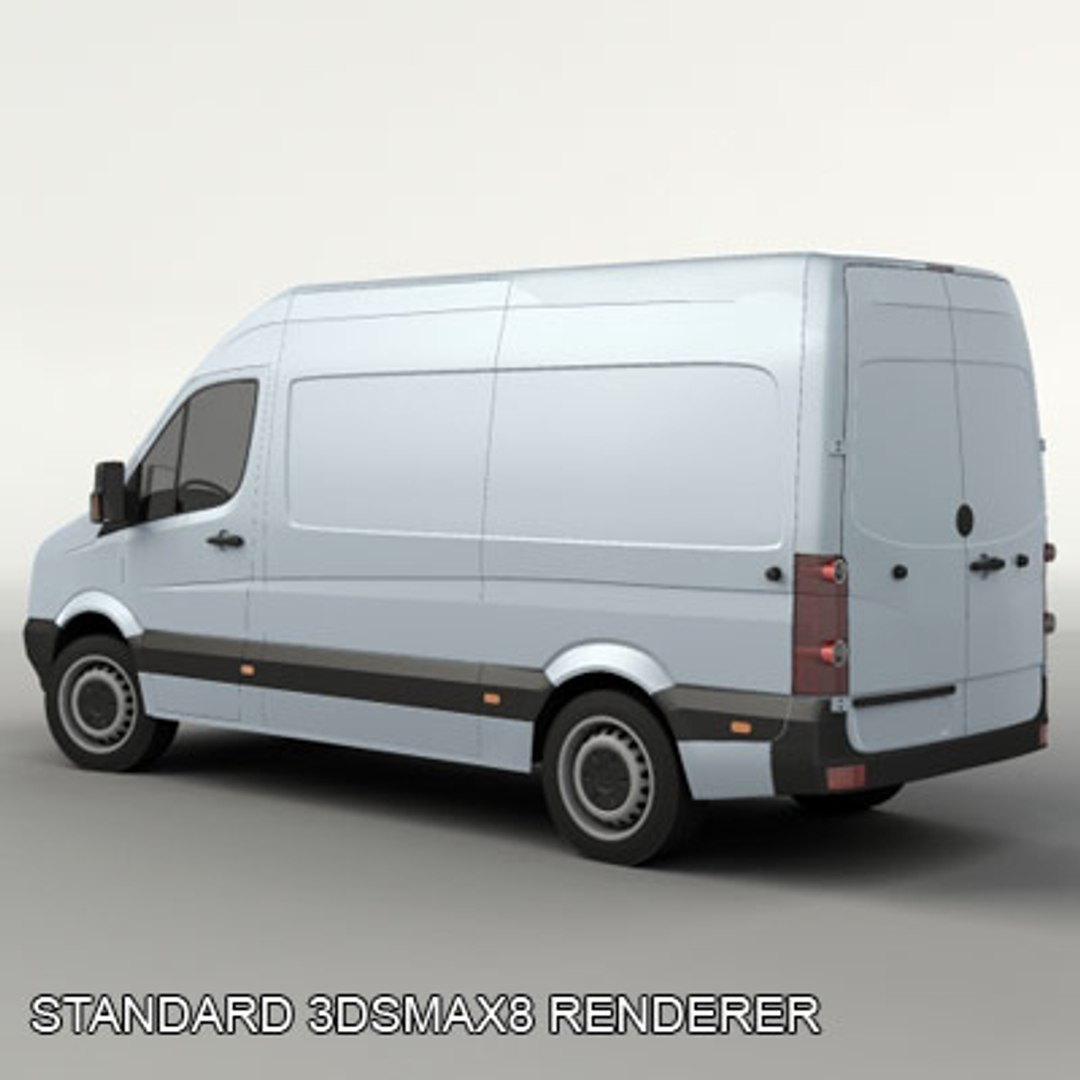 Generic European Van 3d Model