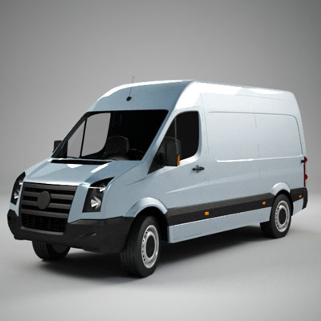 Generic European Van 3d Model