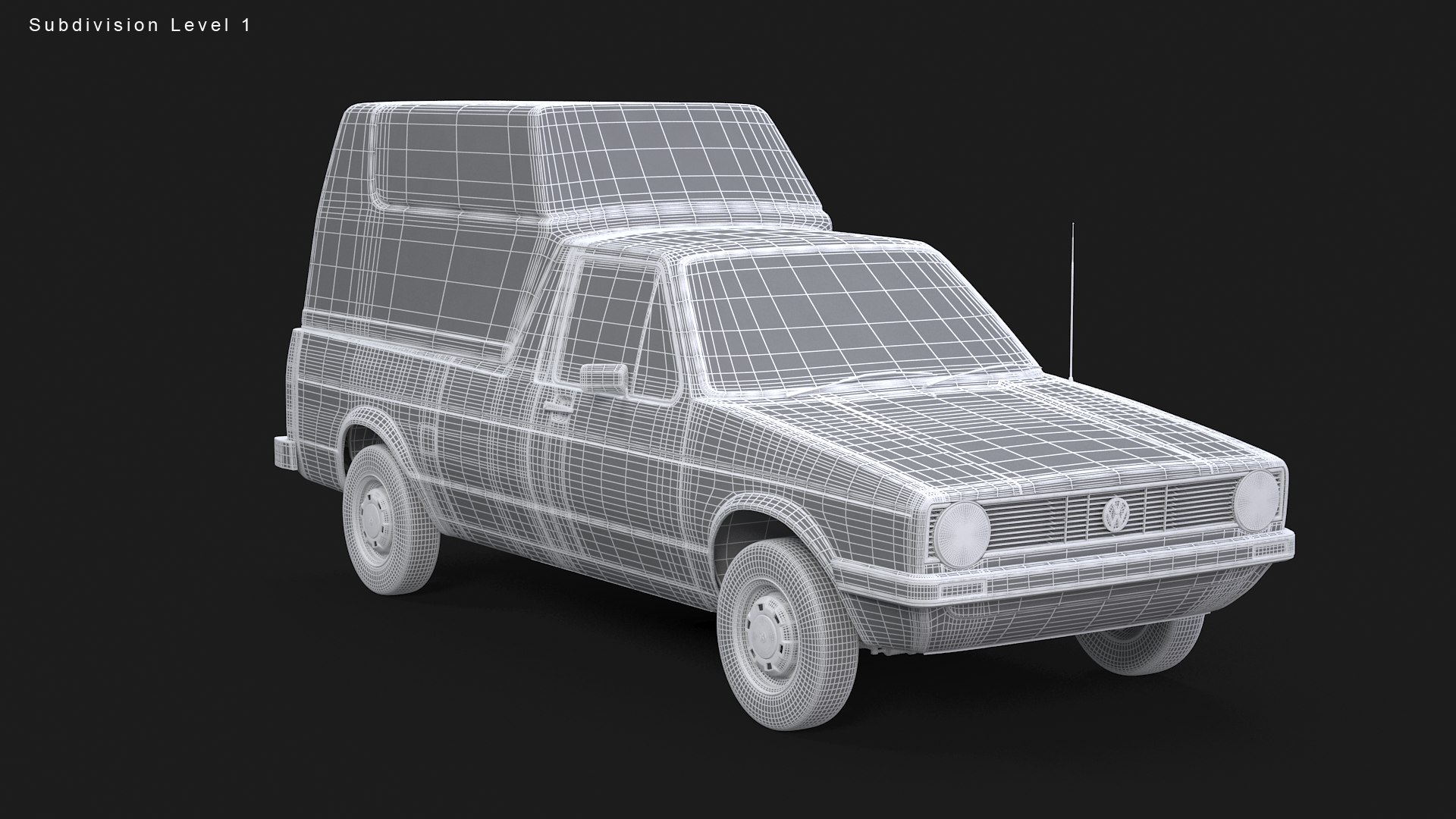 Caddy Transporter T3 3D Model - TurboSquid 1564351