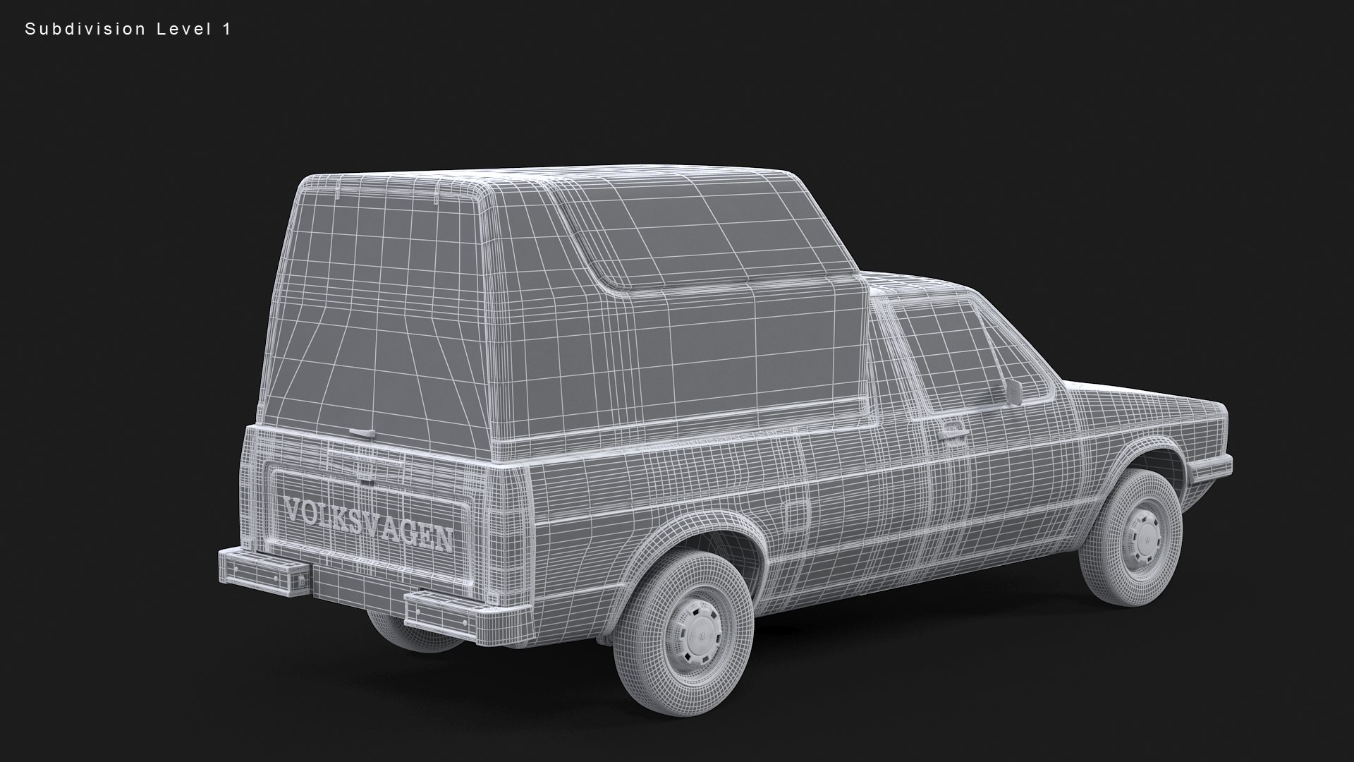 Caddy Transporter T3 3D Model - TurboSquid 1564351