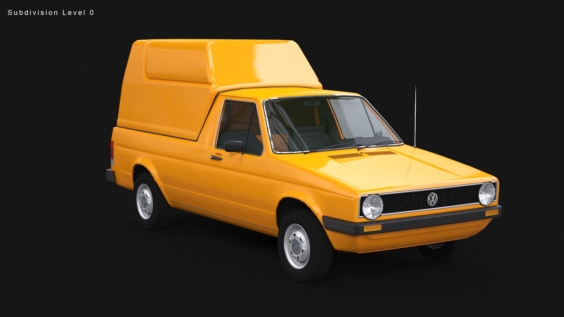 Caddy Transporter T3 3D Model - TurboSquid 1564351