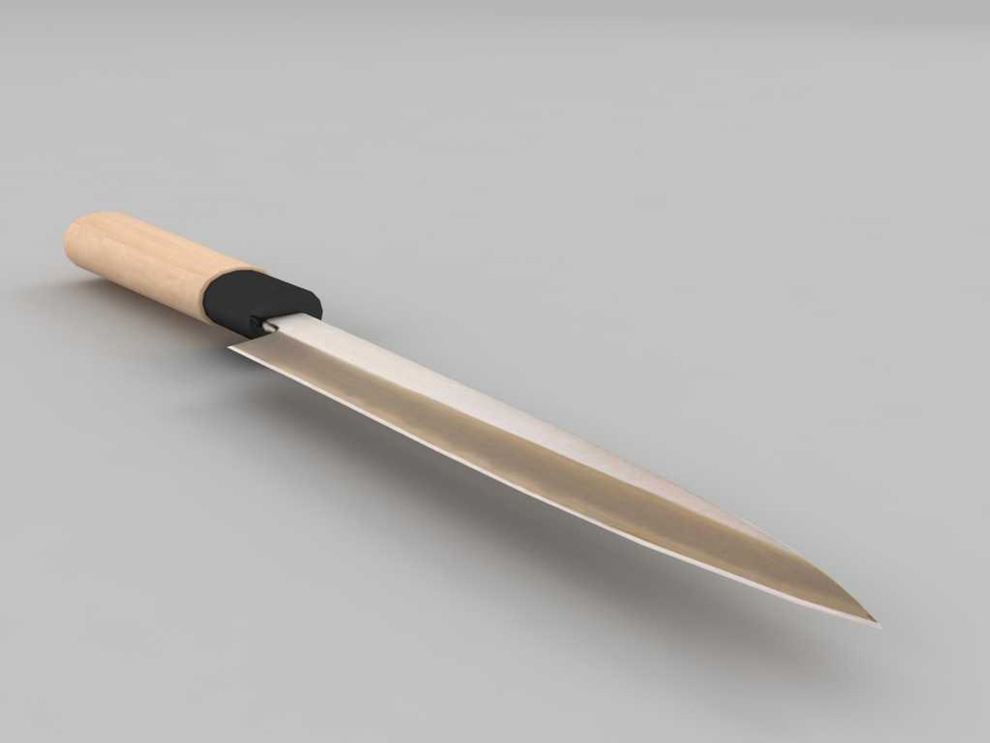 3d kitchen knife model