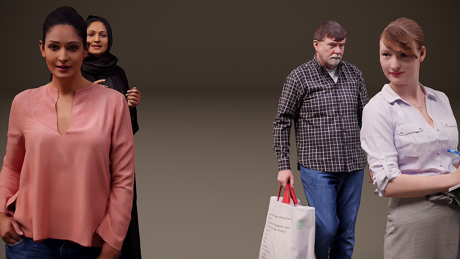 3D Collection Of People X 10 12 - TurboSquid 2485061