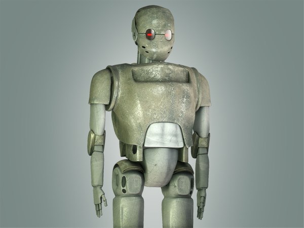 3D Blender robot android alien