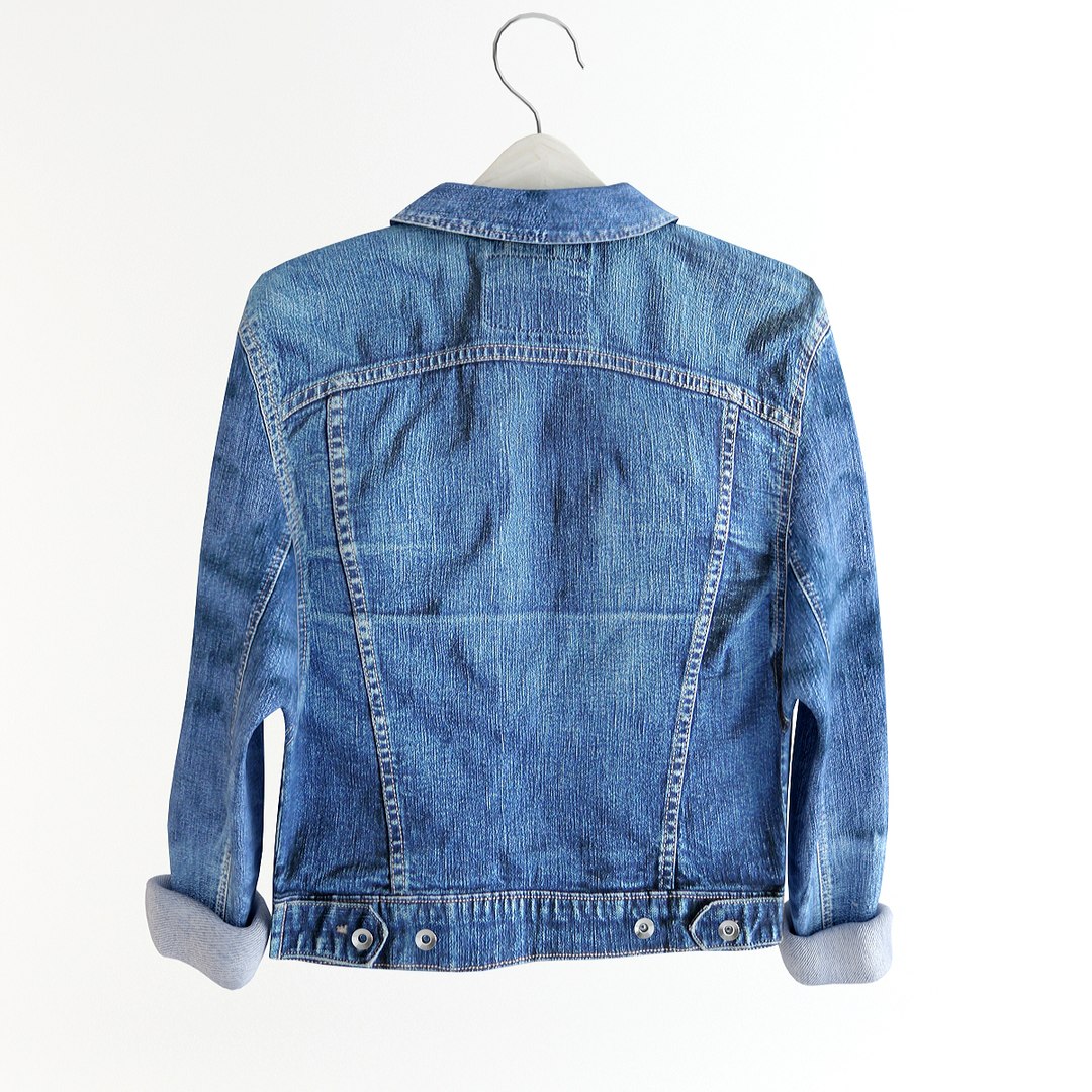 Jean Jacket 3d Model