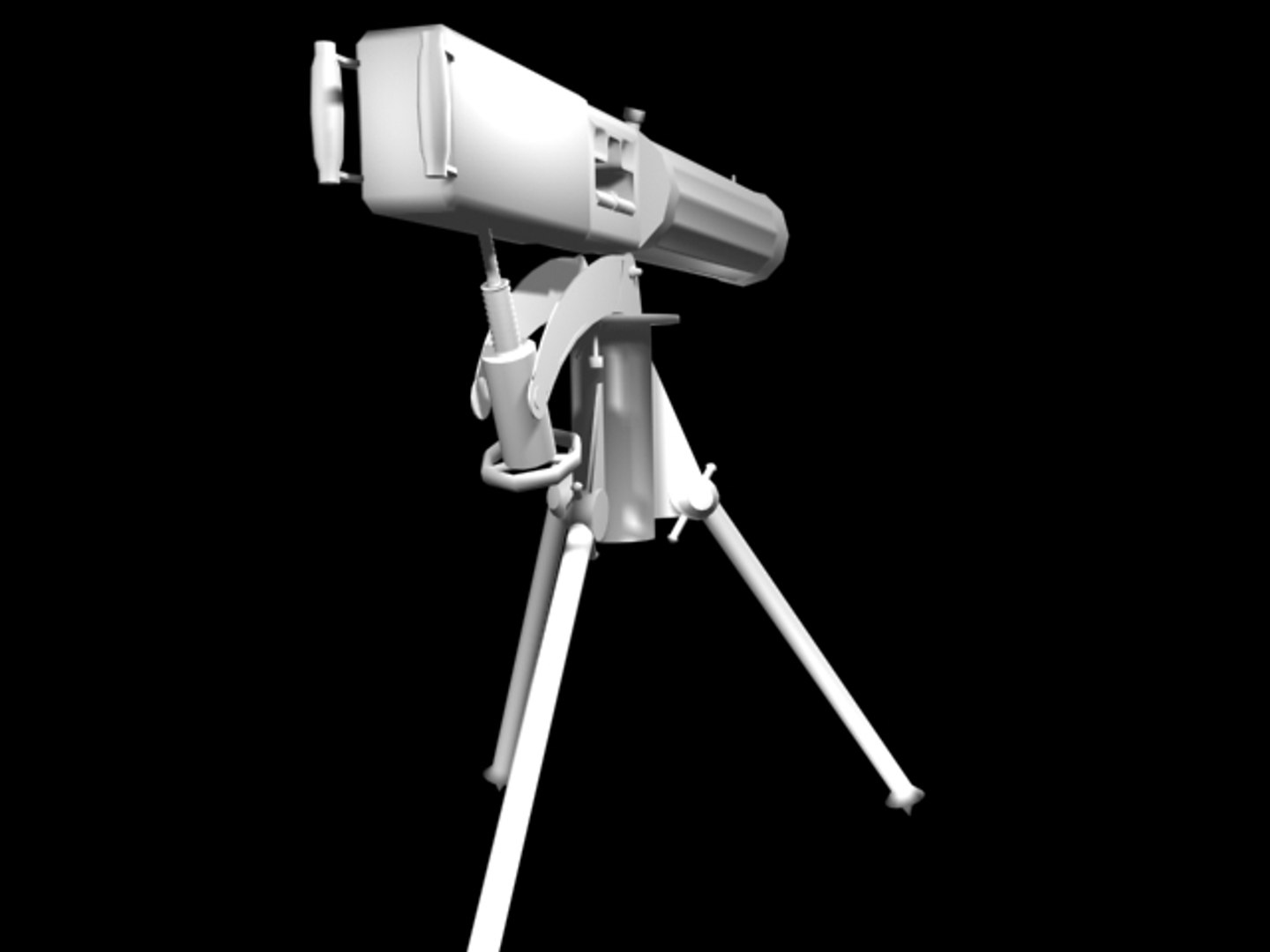 3d Model Vickers Machine Gun