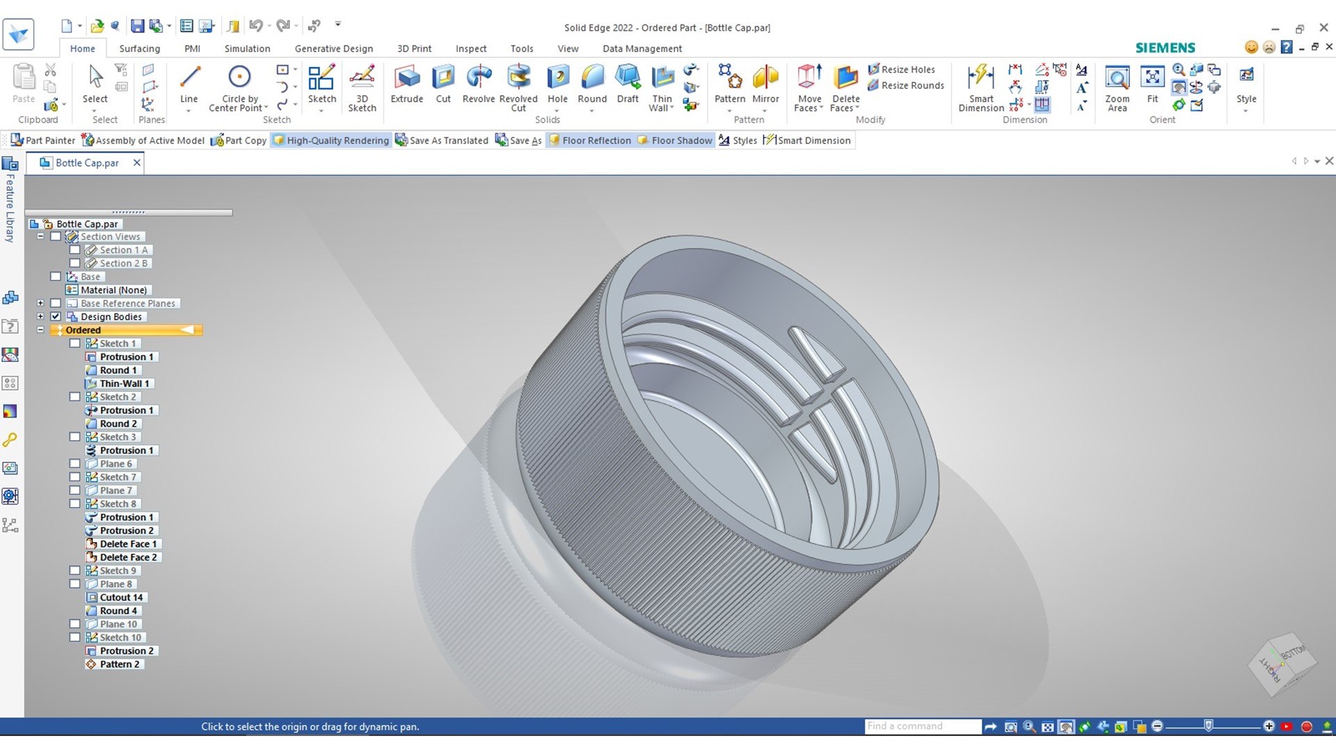 3D Model Bottle Cap - TurboSquid 2096526