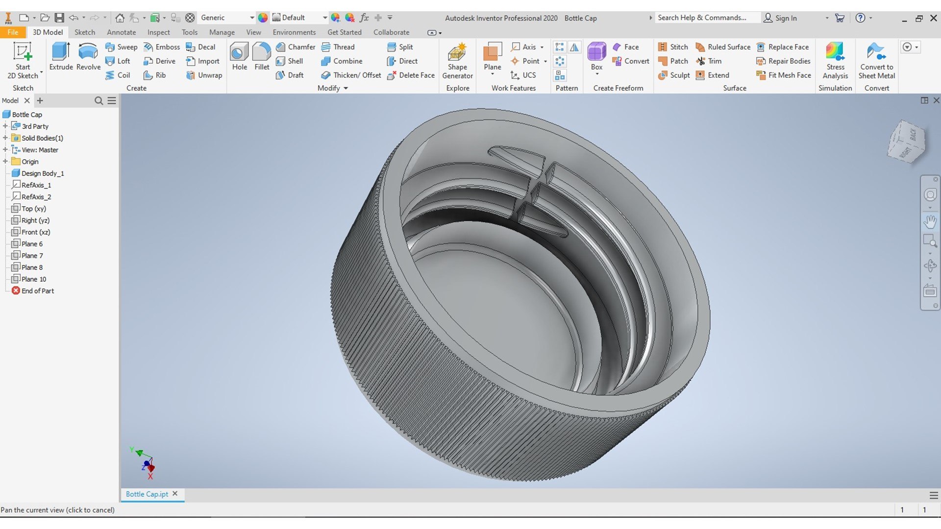 3D Model Bottle Cap - TurboSquid 2096526