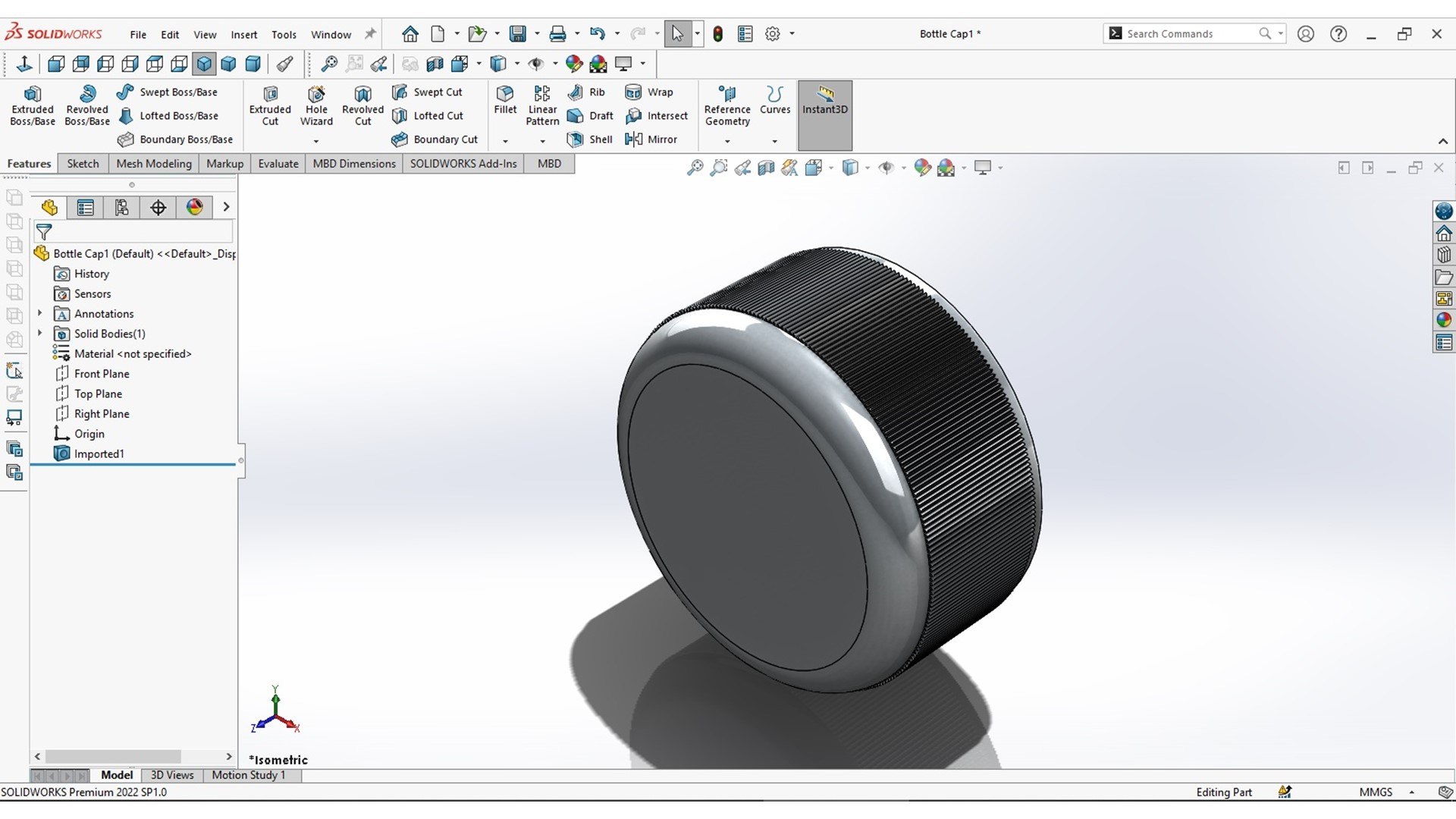 3D Model Bottle Cap - TurboSquid 2096526