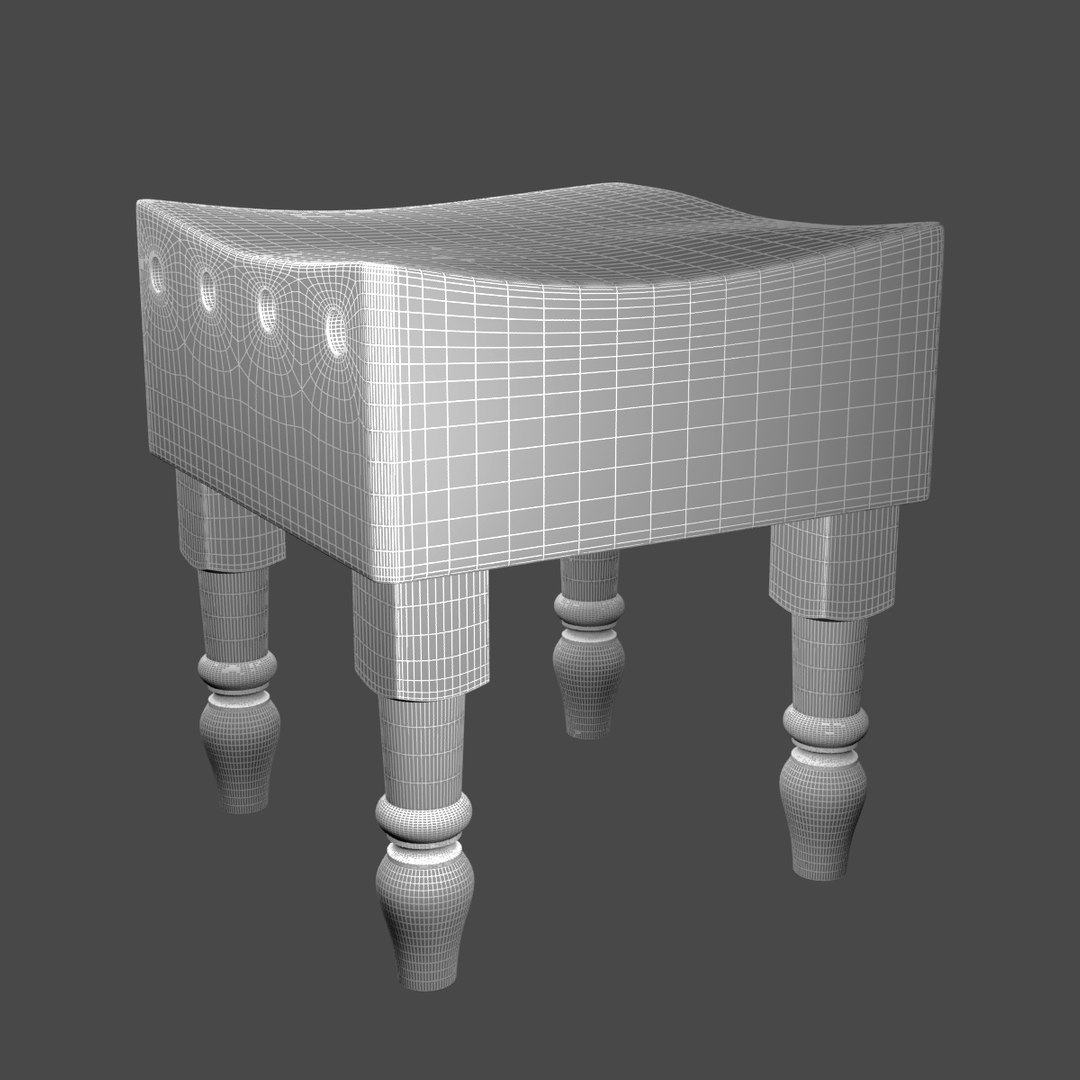 3d model of butcher block
