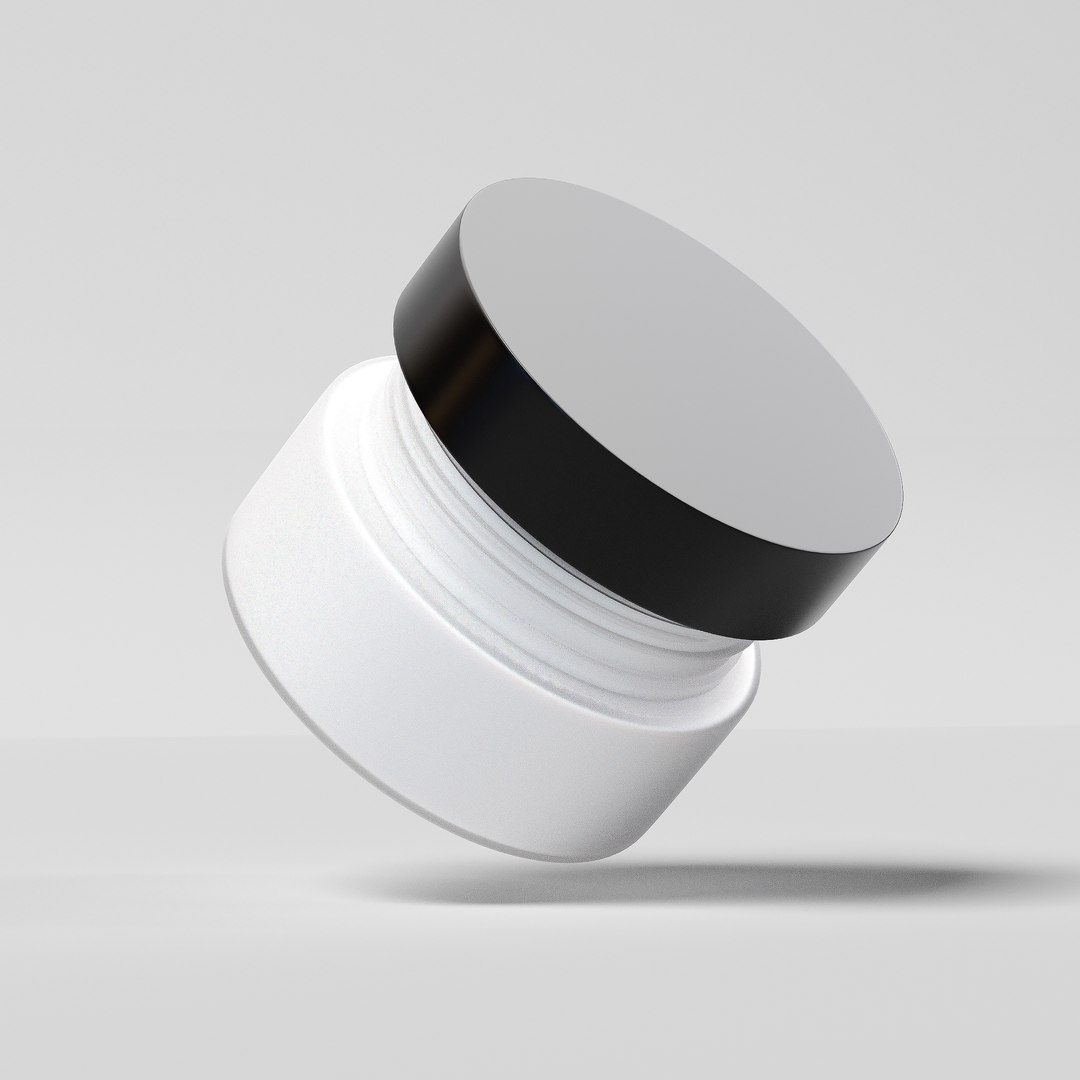 3D Cream Jar 26 Model - TurboSquid 1962782