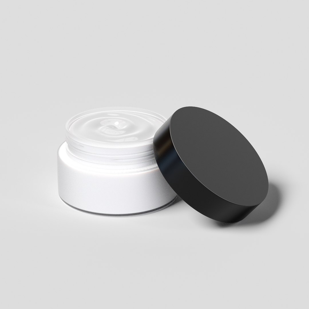 3D Cream Jar 26 Model - TurboSquid 1962782