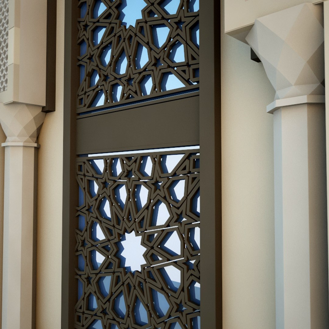 3d Islamic Arch Model