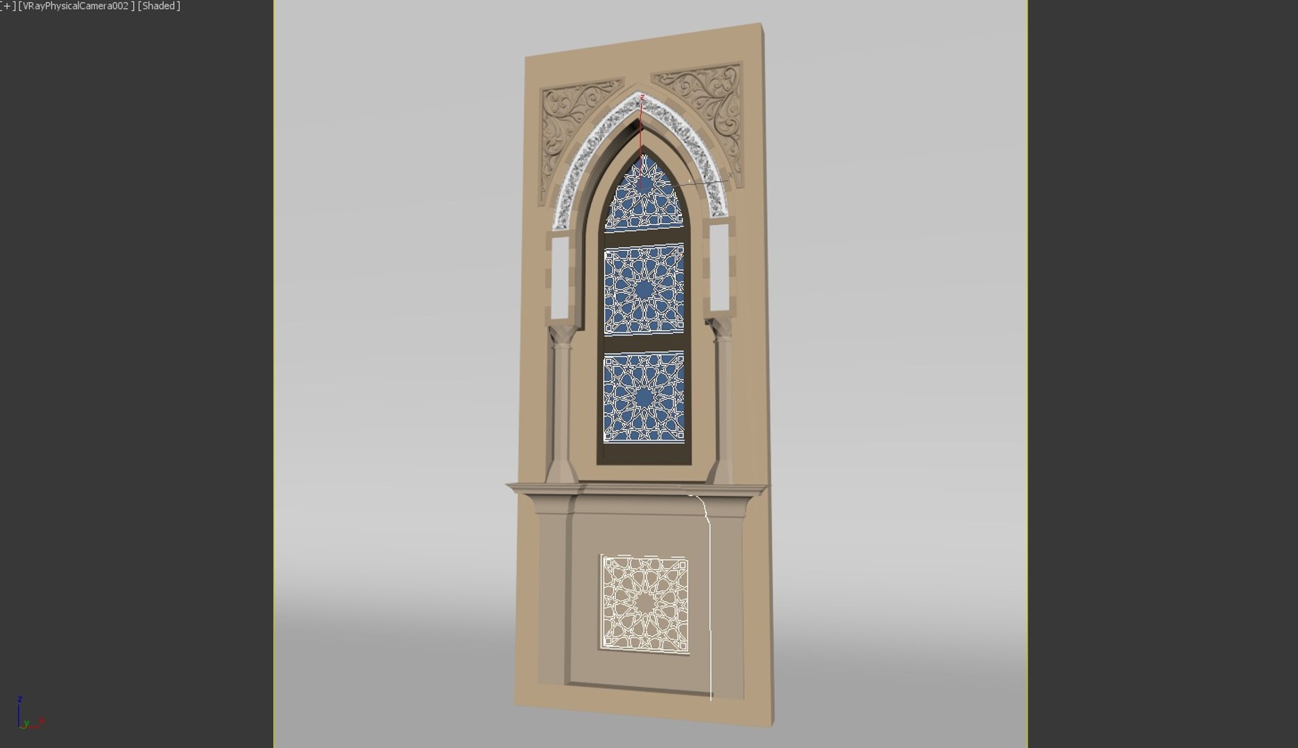 3d Islamic Arch Model