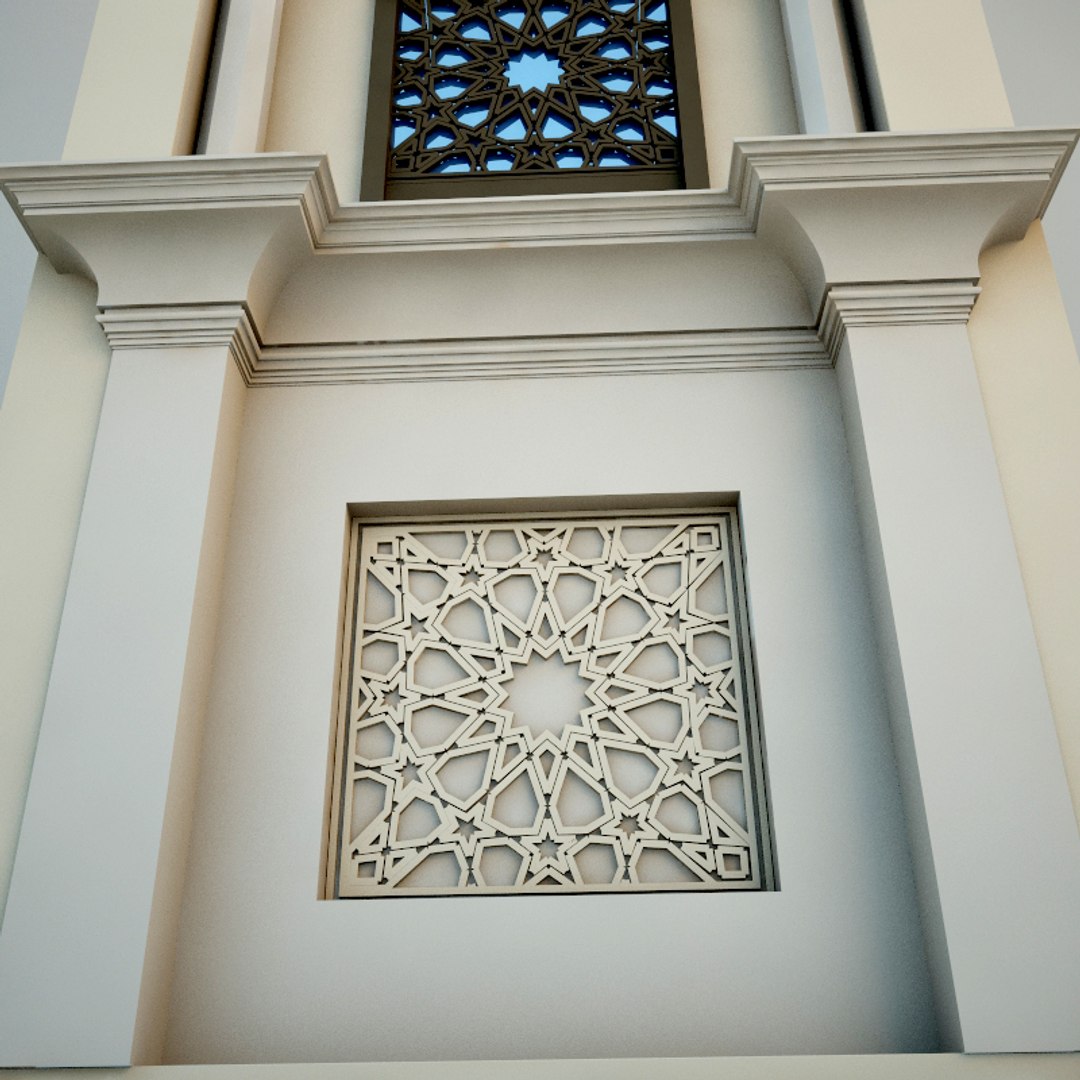 3d Islamic Arch Model