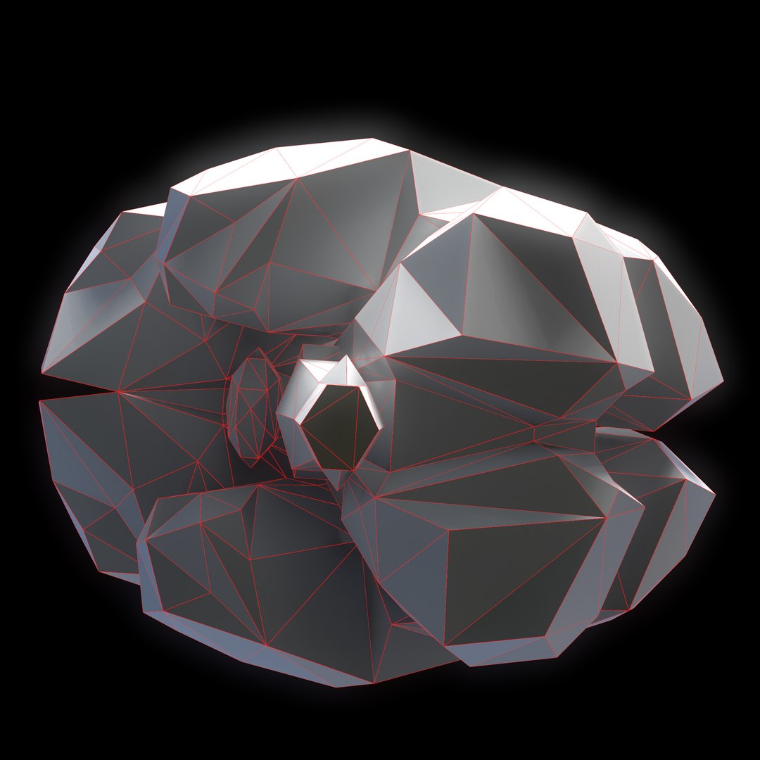 Brain Low-poly 3D Model - TurboSquid 1523488