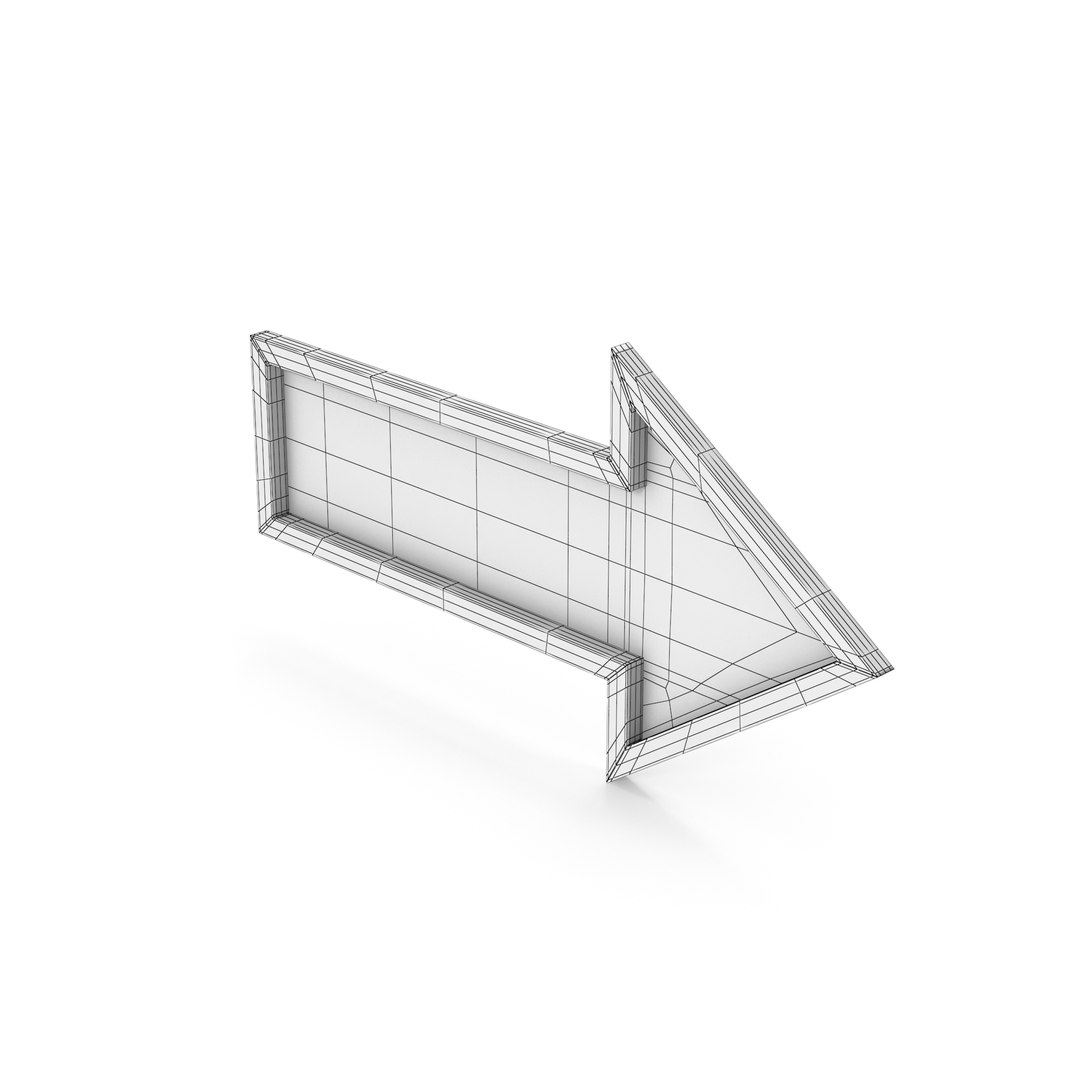 3D Wooden Arrow - TurboSquid 2060630