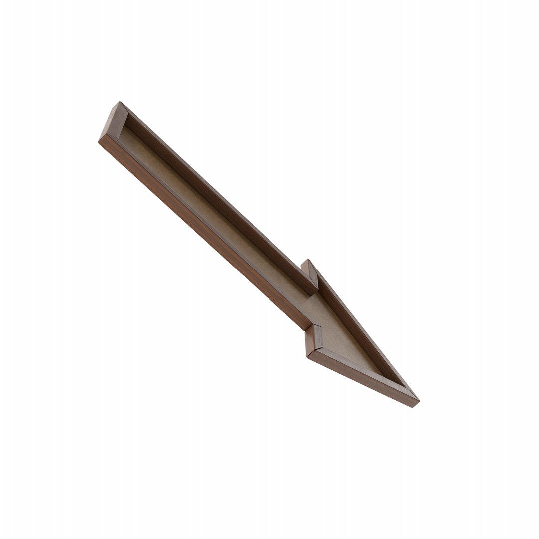 3D Wooden Arrow - TurboSquid 2060630