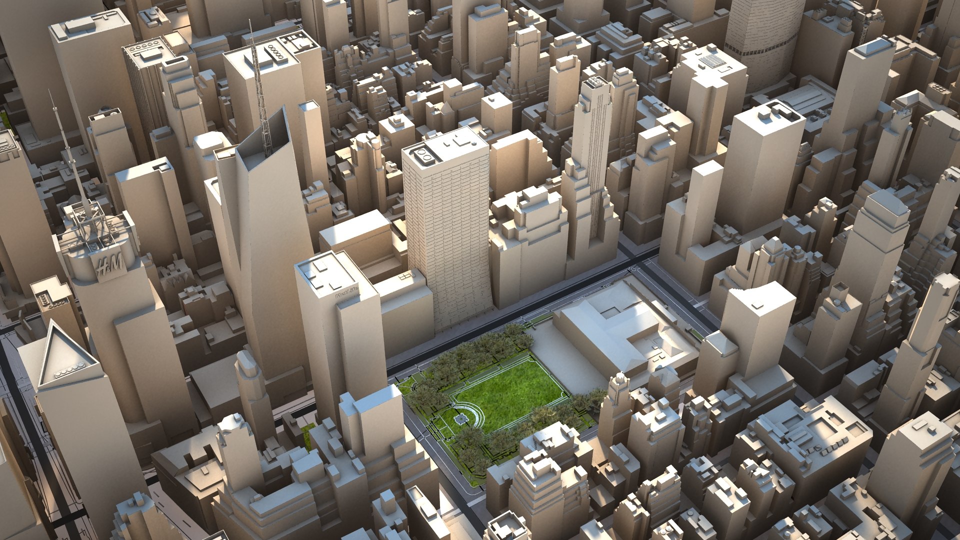 3D nyc city buildings model - TurboSquid 1568462