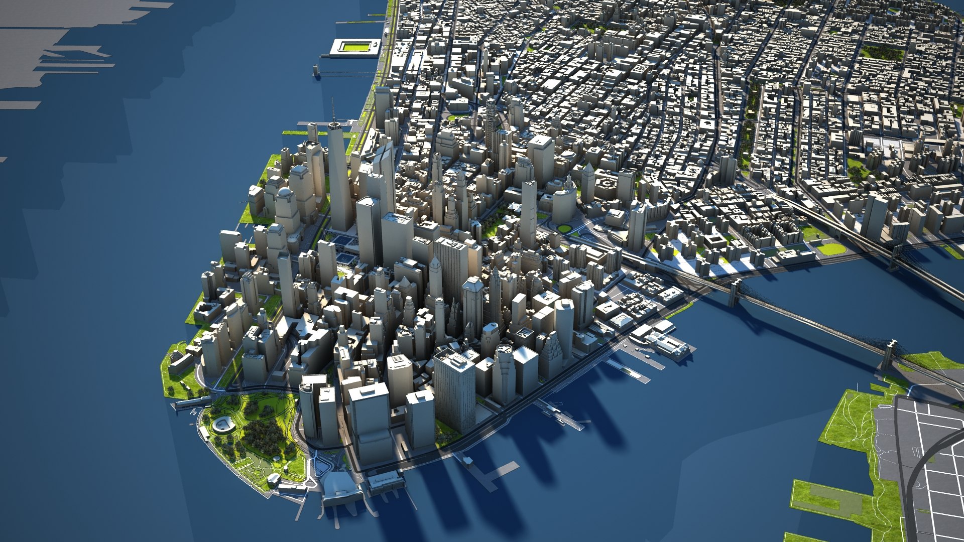3D nyc city buildings model - TurboSquid 1568462