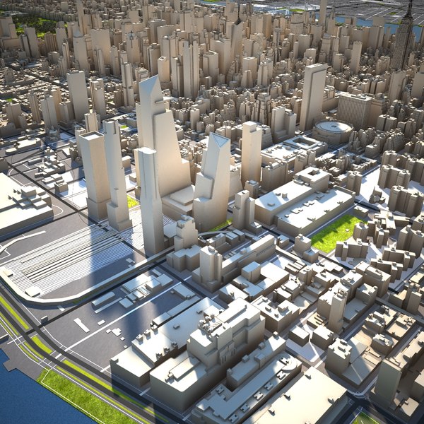 New York City Skyline 3D Models for Download | TurboSquid