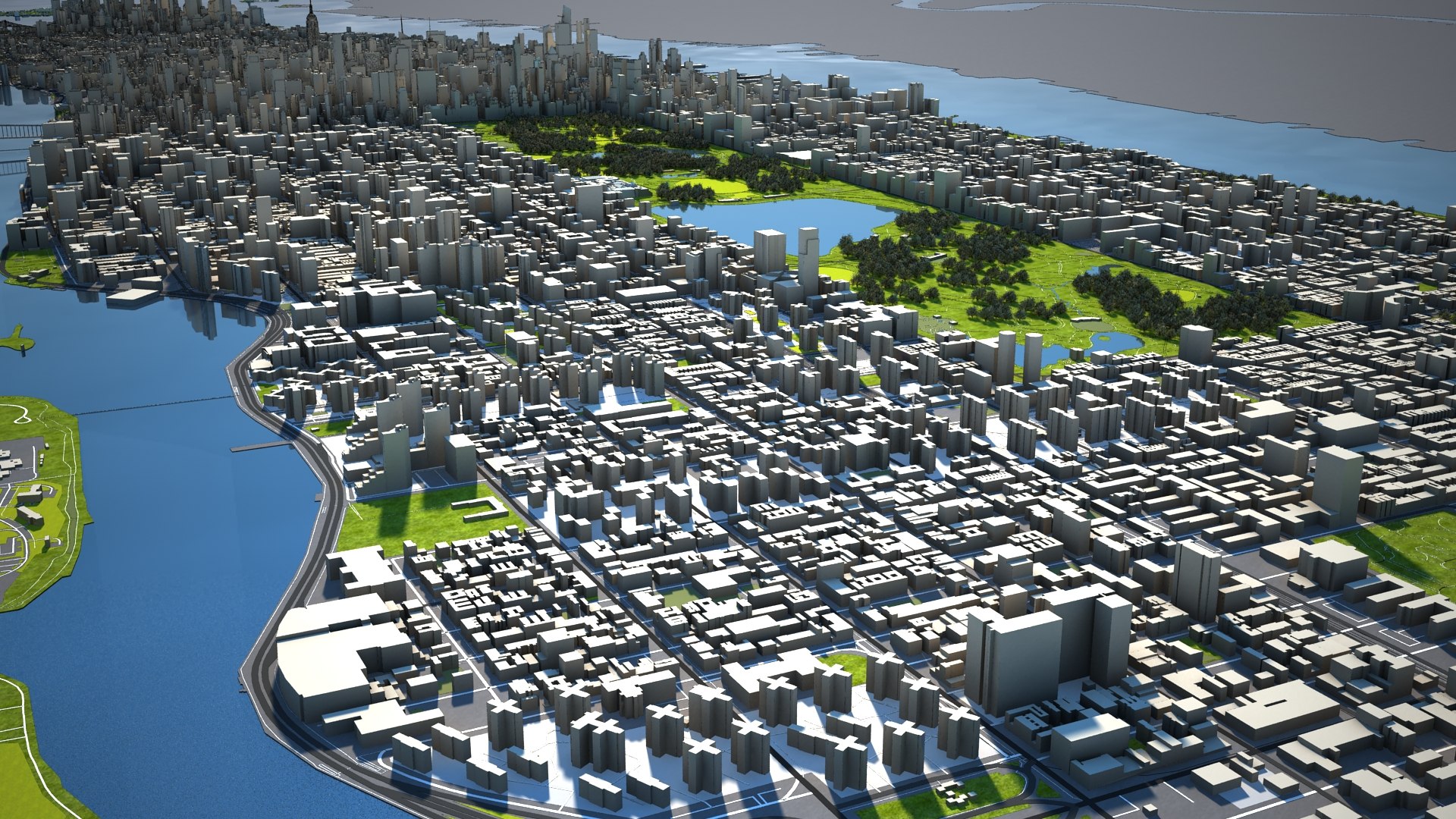 3D nyc city buildings model - TurboSquid 1568462