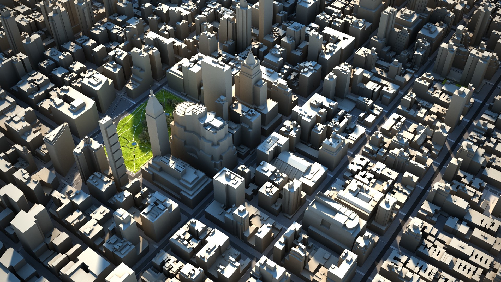 3D nyc city buildings model - TurboSquid 1568462