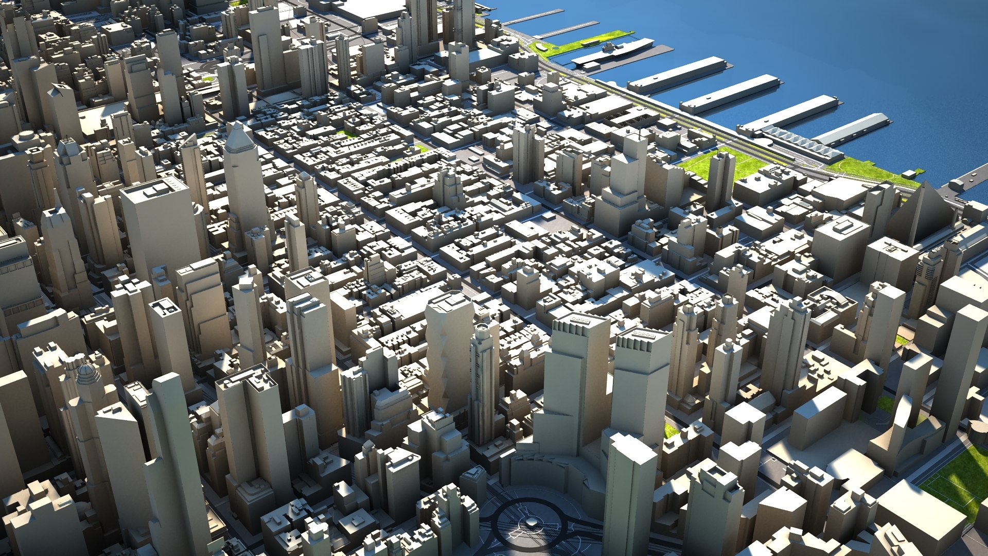 3D nyc city buildings model - TurboSquid 1568462