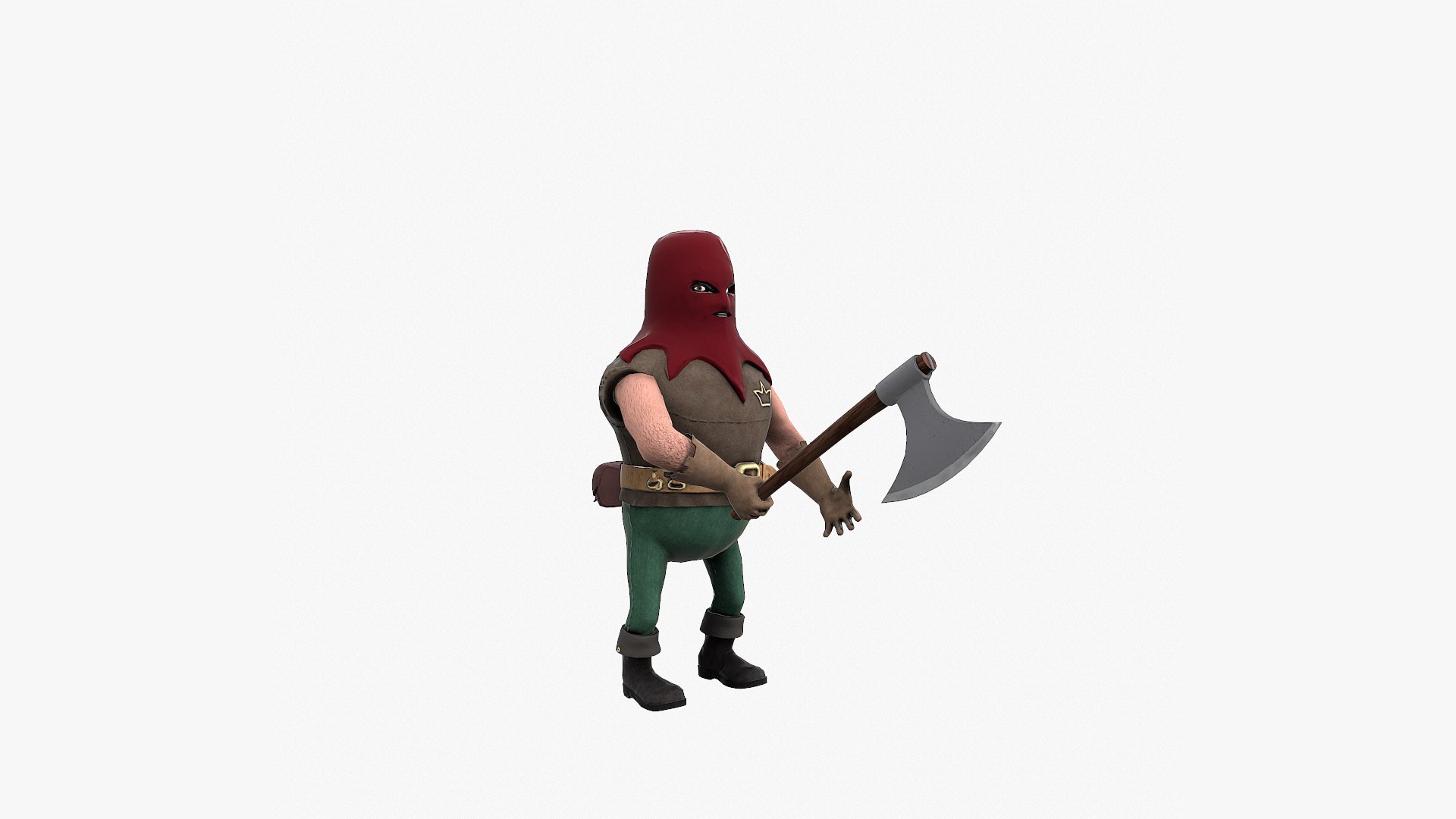 Executioner Rigged 3D Model - TurboSquid 1854219