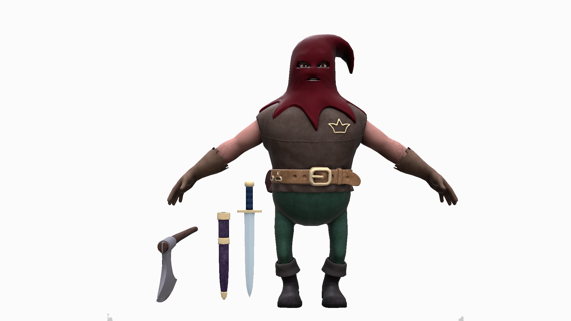 Executioner Rigged 3D Model - TurboSquid 1854219