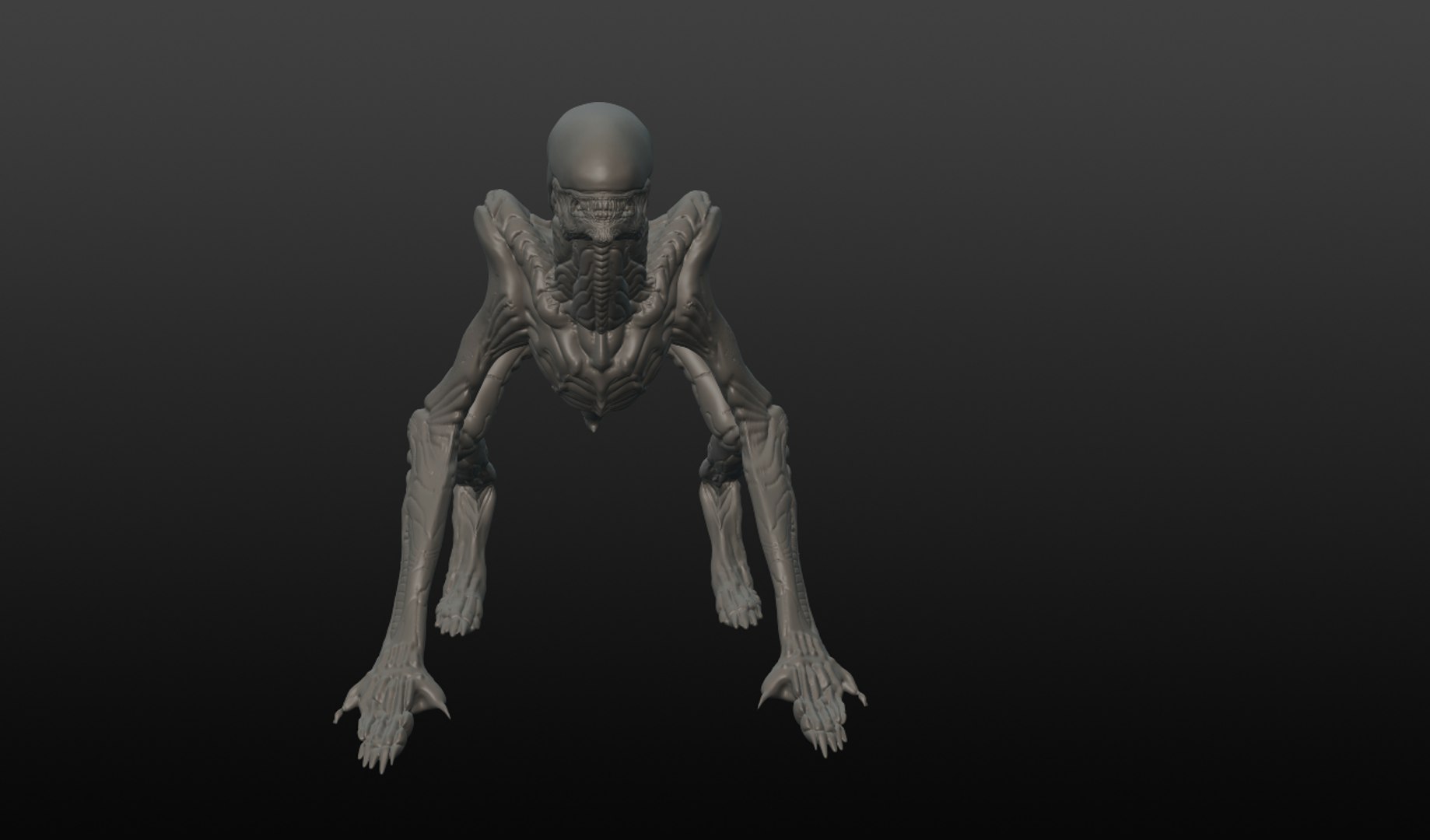3d Model Monsters Alien