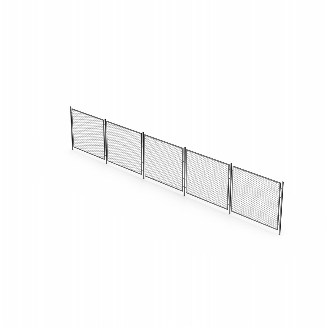 3D Model Wire Fence - TurboSquid 2308594