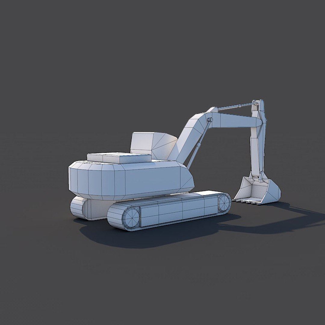 3d Model Excavator