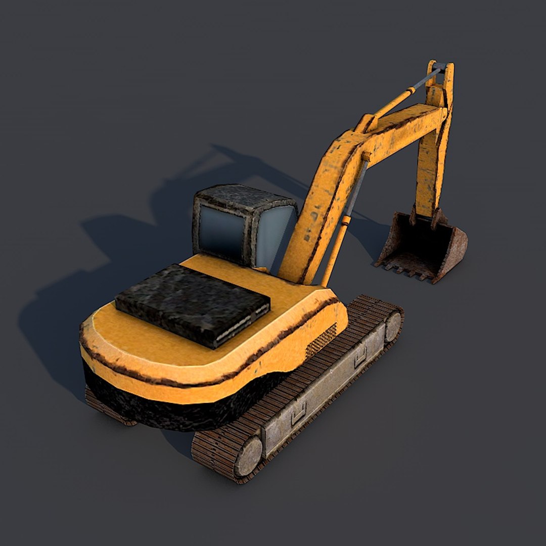 3d Model Excavator