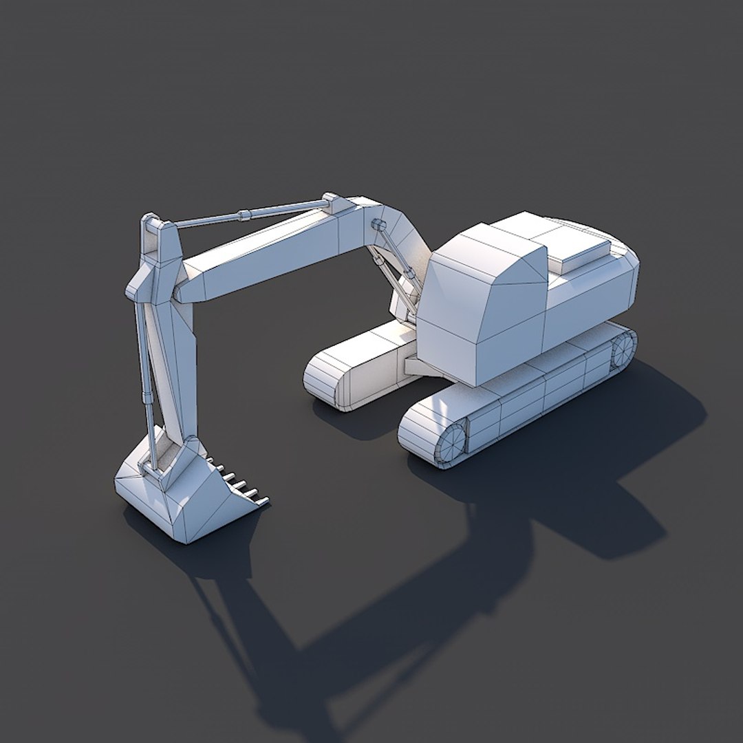 3d Model Excavator