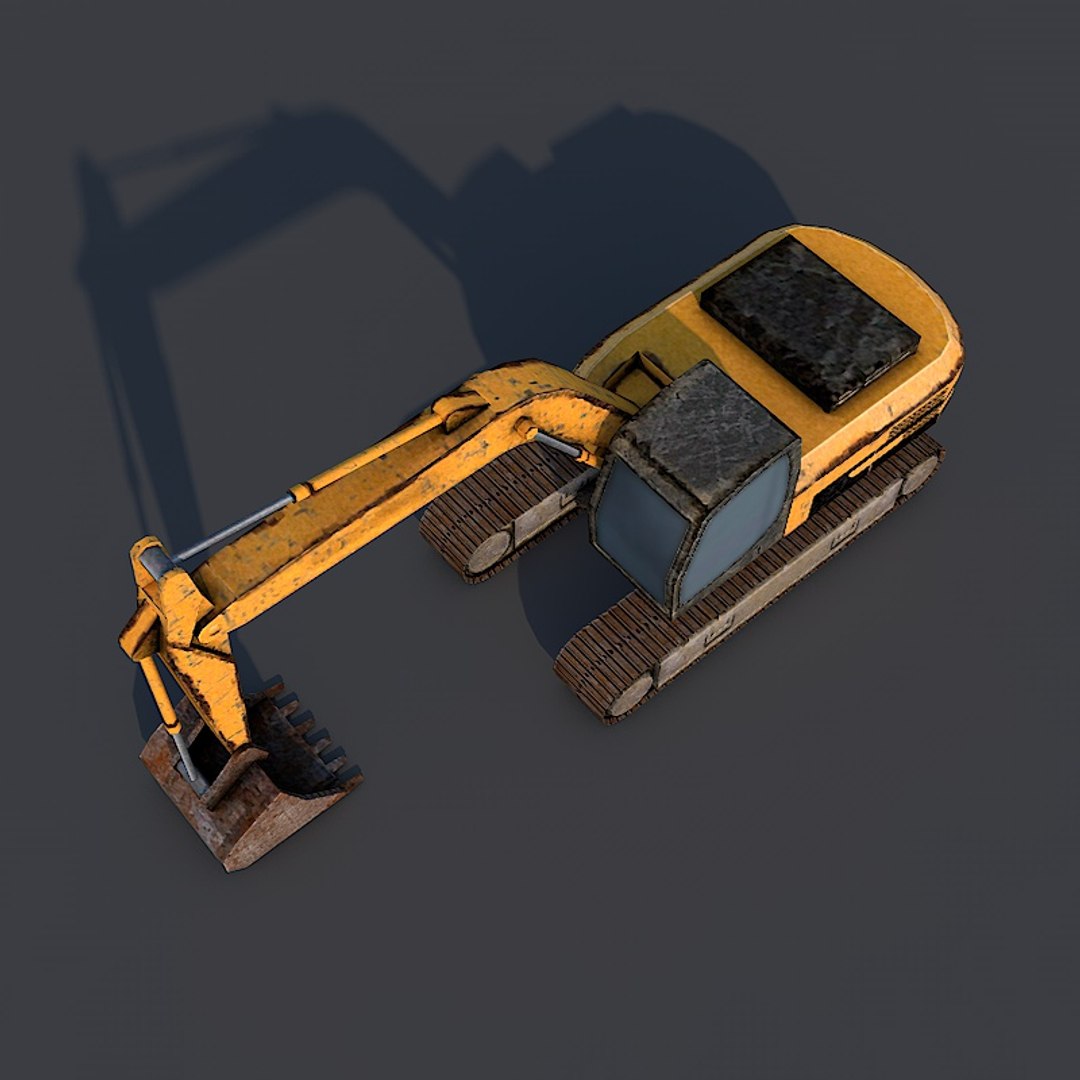 3d Model Excavator