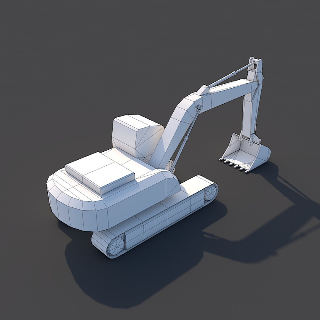 3d Model Excavator