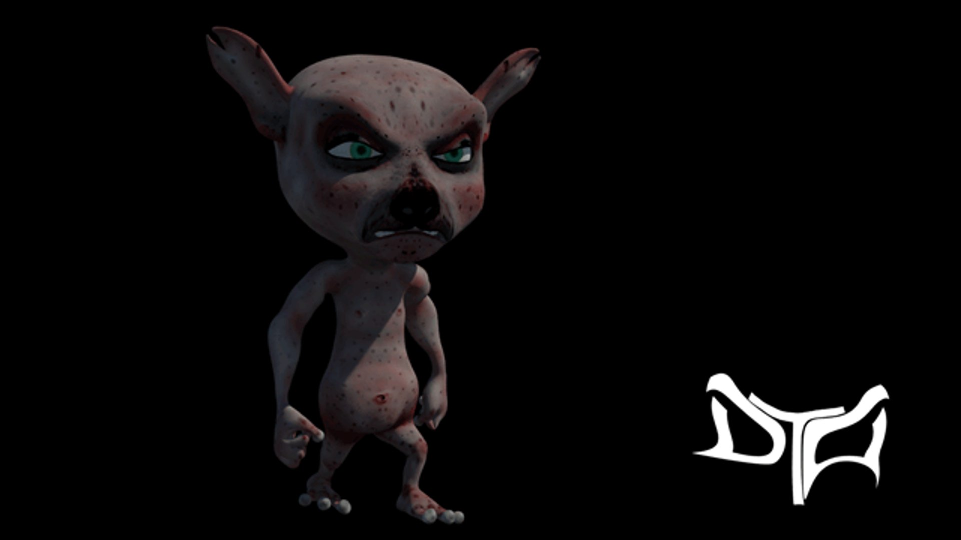 Creature Rigged Morph Targets 3d Max
