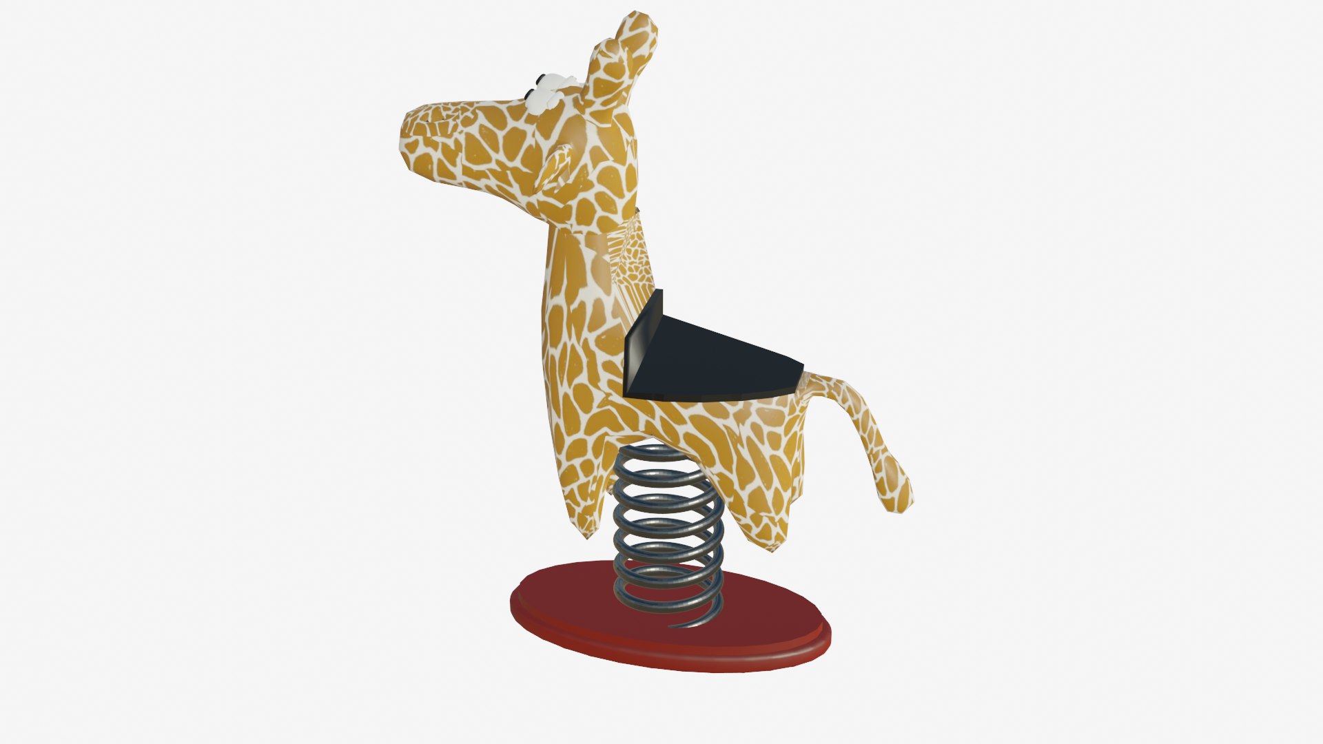 Spring Swing Rider Giraffe 3D - TurboSquid 1779840