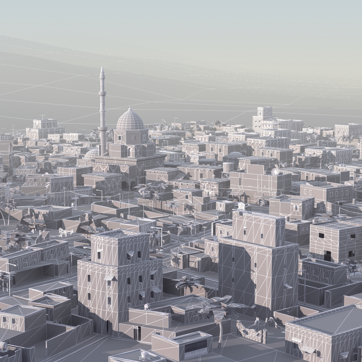 modelo 3d Árabe Suburbio St02 - TurboSquid 775593