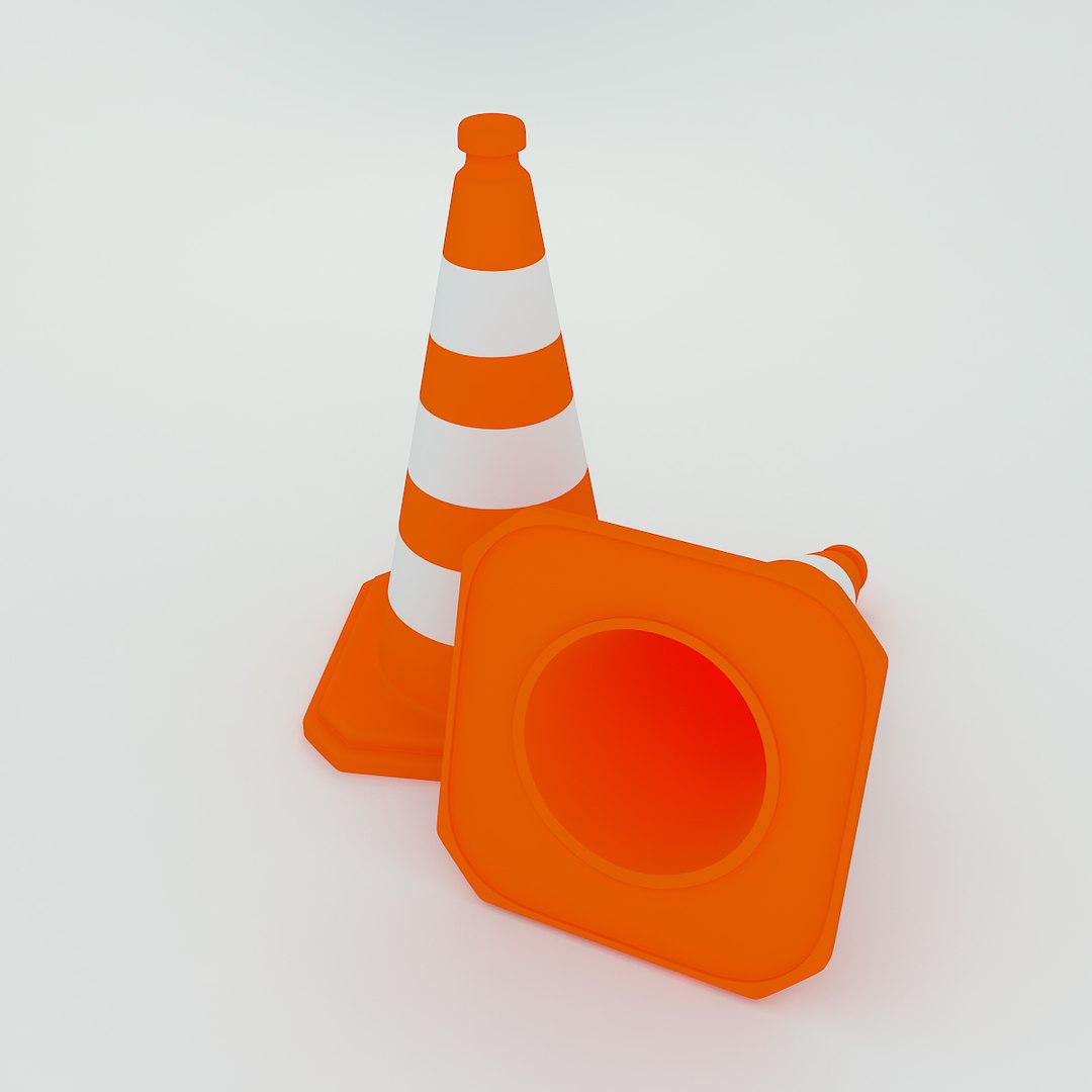 3ds max trafic cone