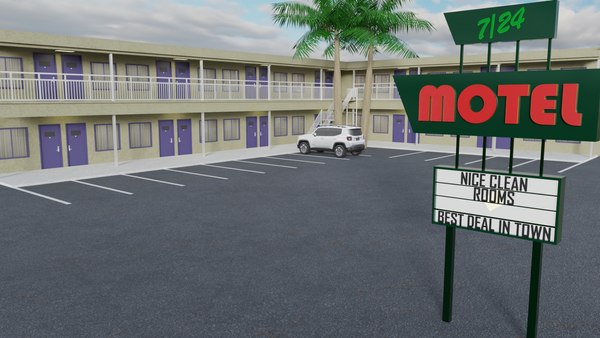 Motel 3D Models for Download | TurboSquid