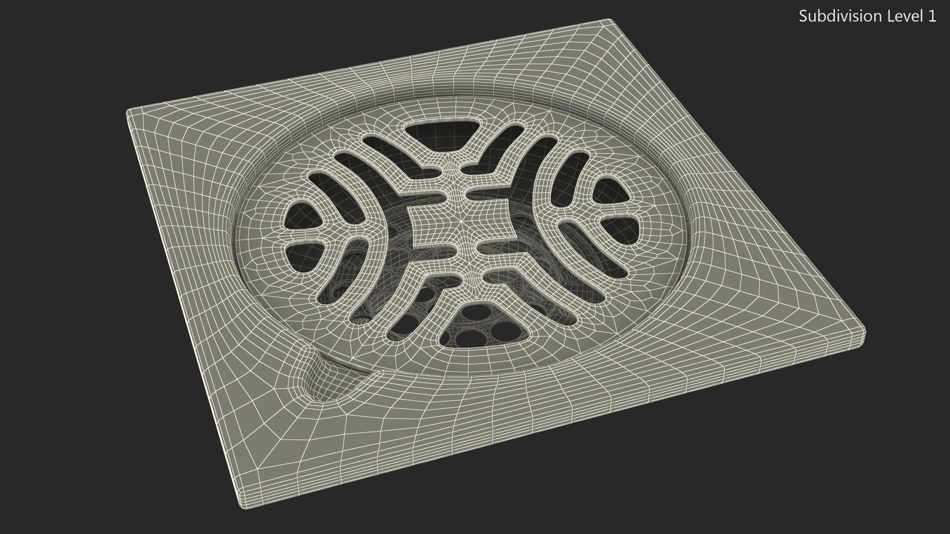 Shower Drain for Bathroom 3D model - TurboSquid 2040264