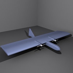 eagle eye uav 3d 3ds