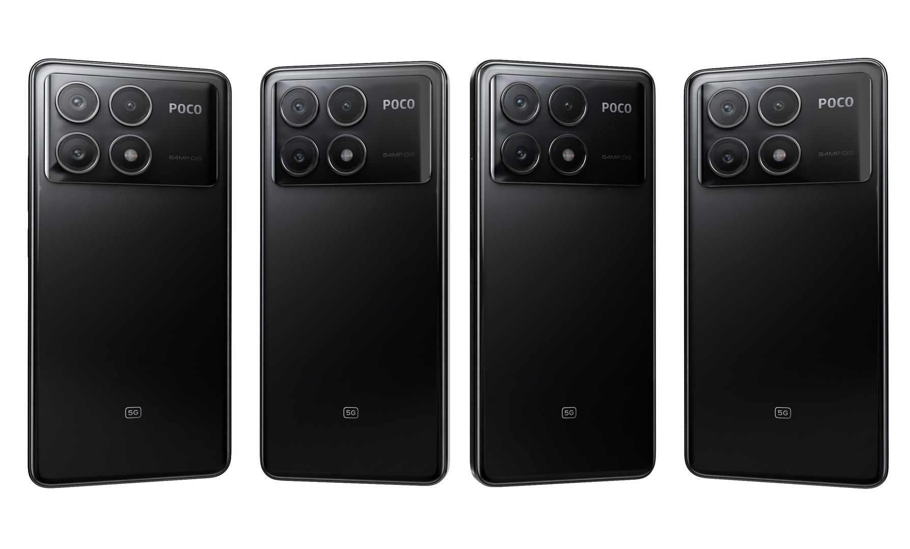 3D Xiaomi Poco X6 Pro All Colors - TurboSquid 2179255