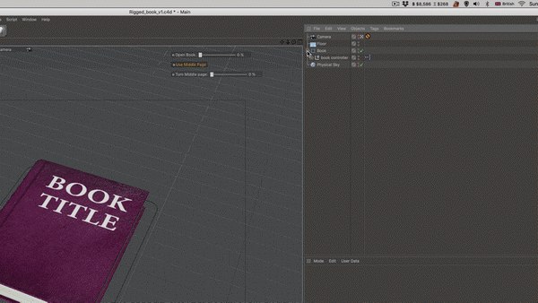 modelo 3d Plantilla de libro aparejado - TurboSquid 1412477