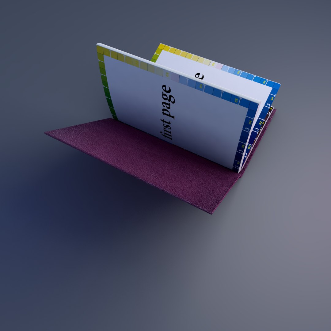 3D Rigged Book Template Model - TurboSquid 1412477
