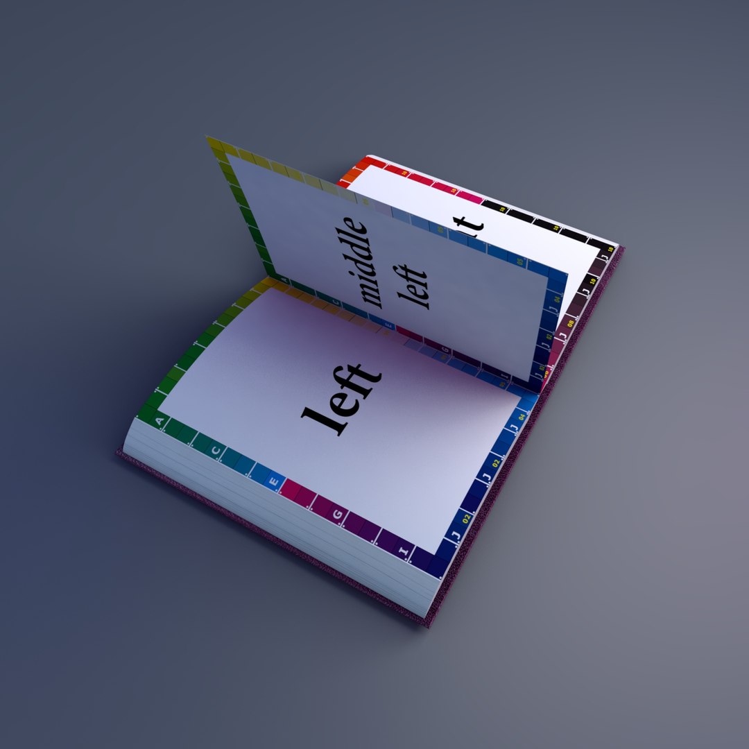3D Rigged Book Template Model - TurboSquid 1412477
